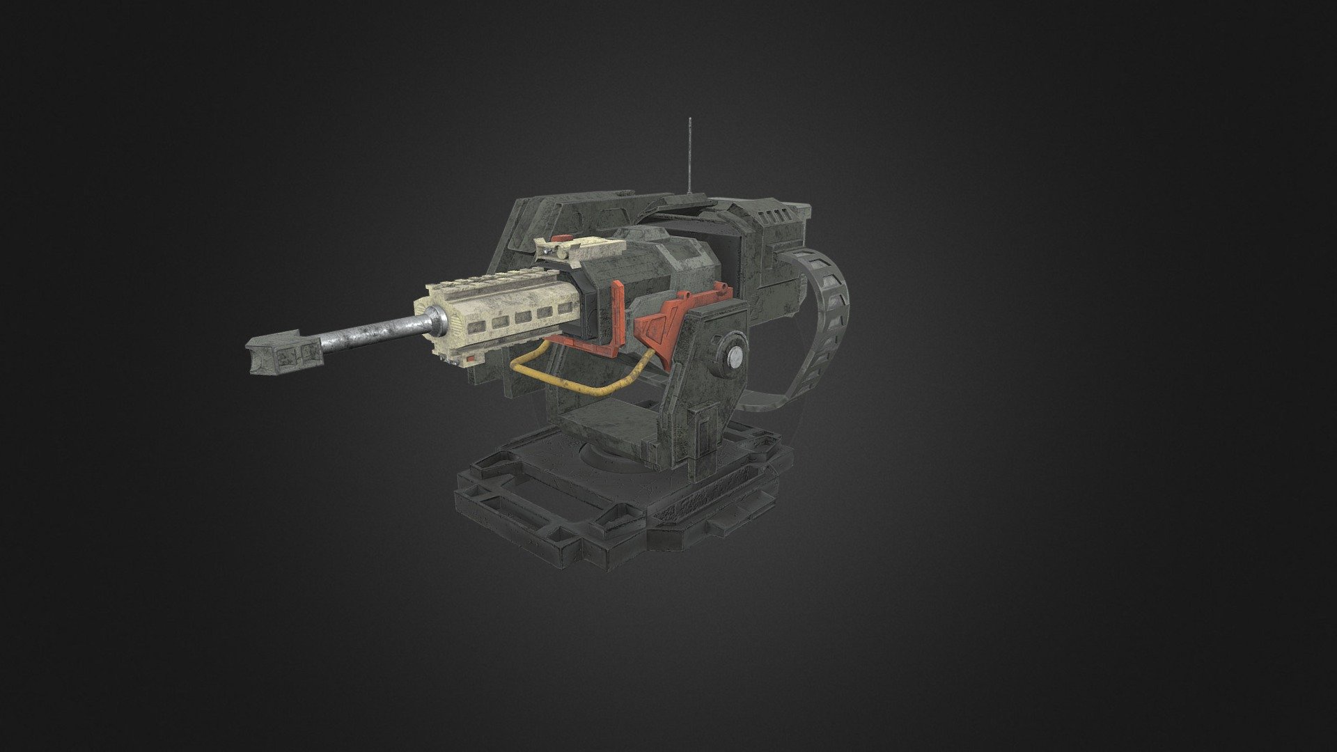 Automatic machine gun-13 - Download Free 3D model by dashkilya [4fff1c7 ...