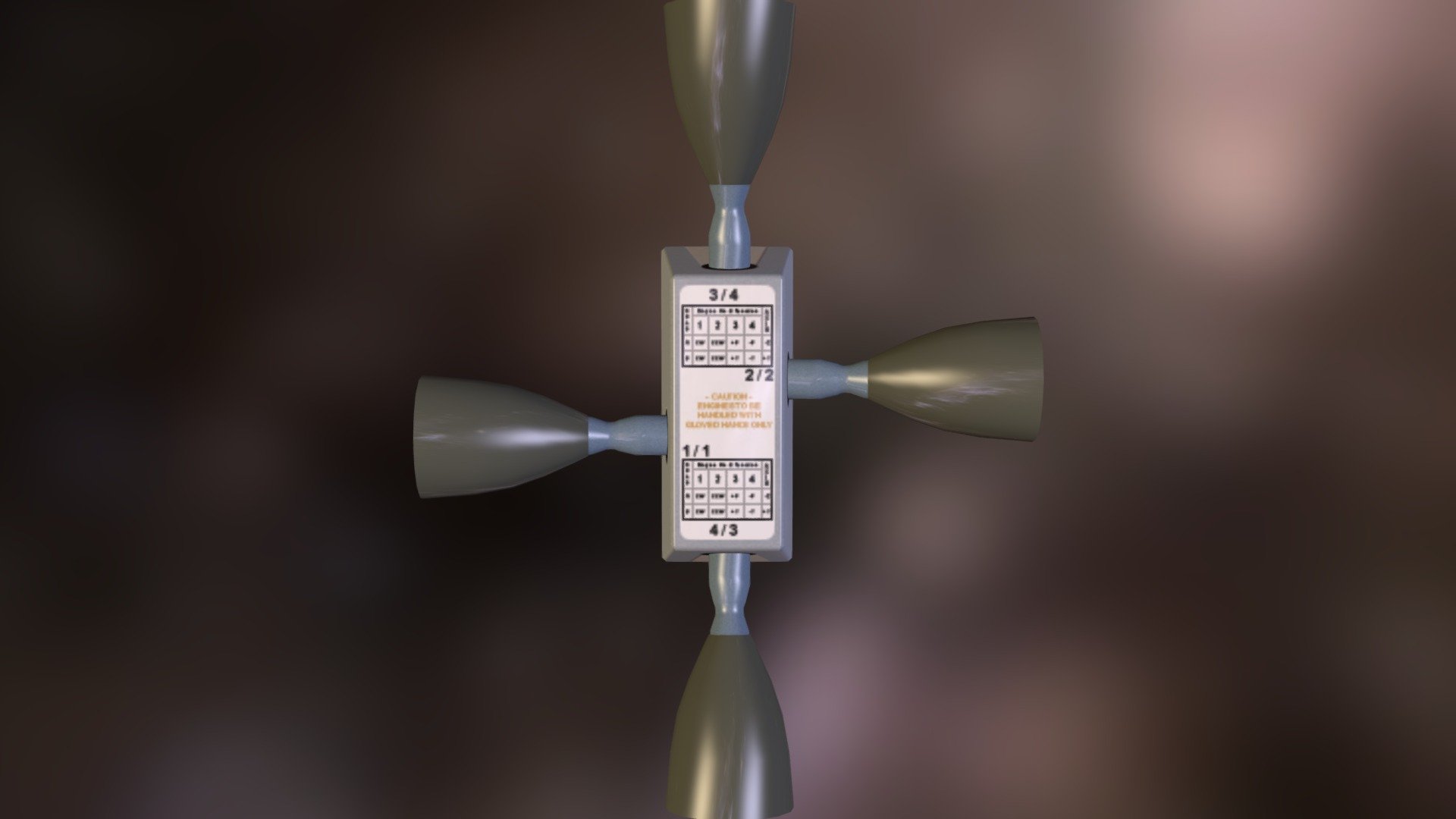 Apollo Service Module RCS - 3D model by Razorcane (@MitchellGentry ...