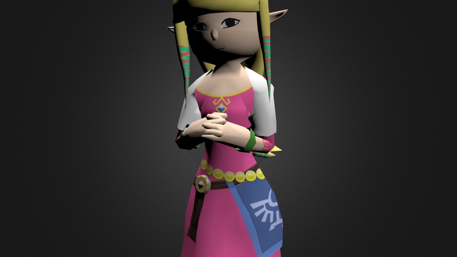 Chibi Skyward Sword Zelda - 3D model by TracyGhirahim [4jKXKcl] - Sketchfab