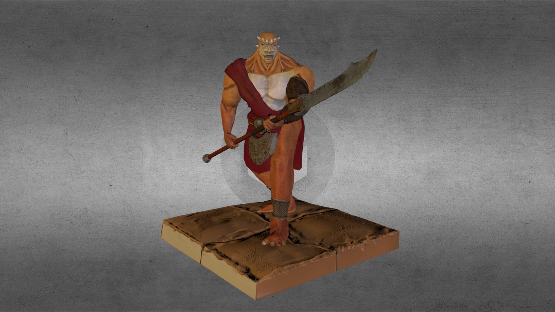 Orc - Download Free 3D model by Matthew Britton (@RedWizard) [4jR8Z99 ...