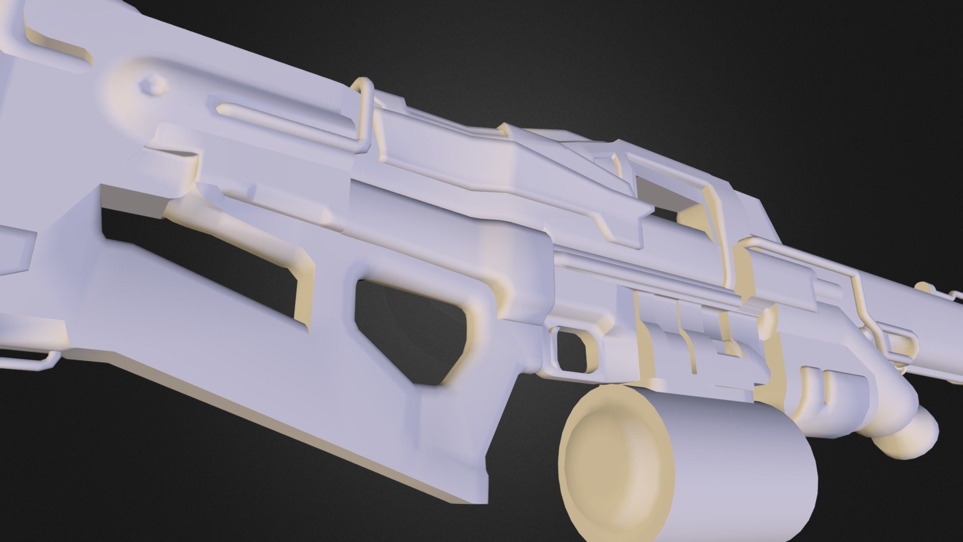 Destiny LMG Low Poly.obj - 3D model by Computron (@VladimirKuksenko ...