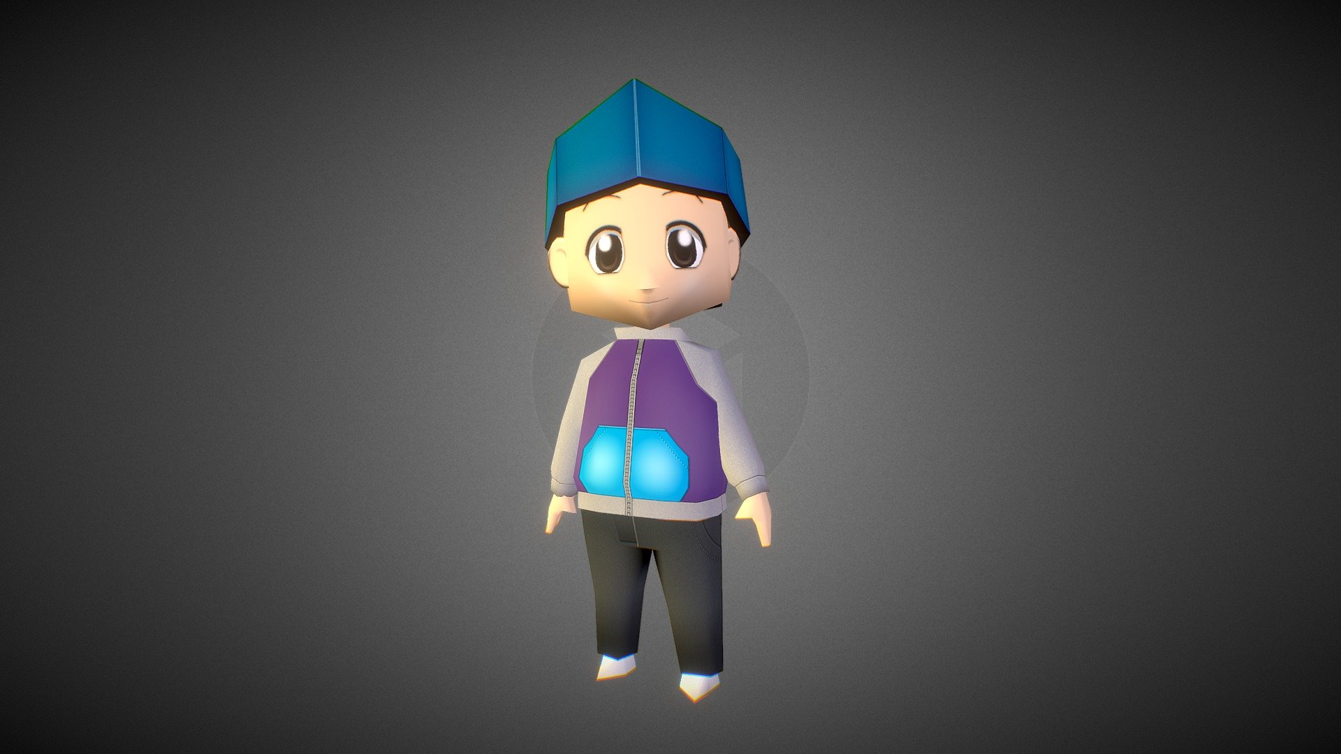 Pocket Ban Character - 3D model by Rodolfo Rubens (@rodolforubens ...
