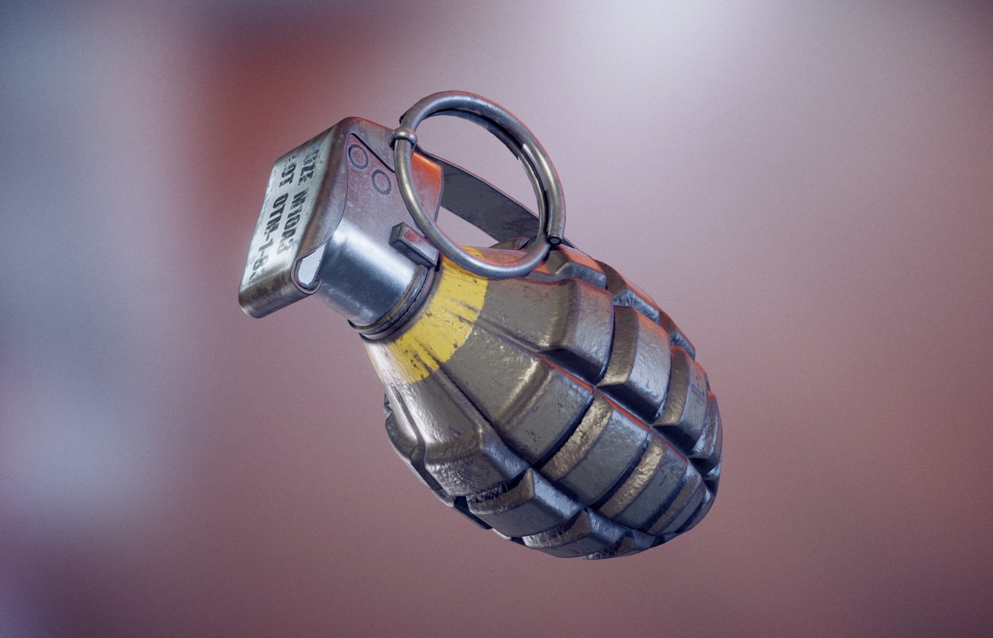 MK2 - Grenade Frag - 3D model by Gistold [5000df0] - Sketchfab