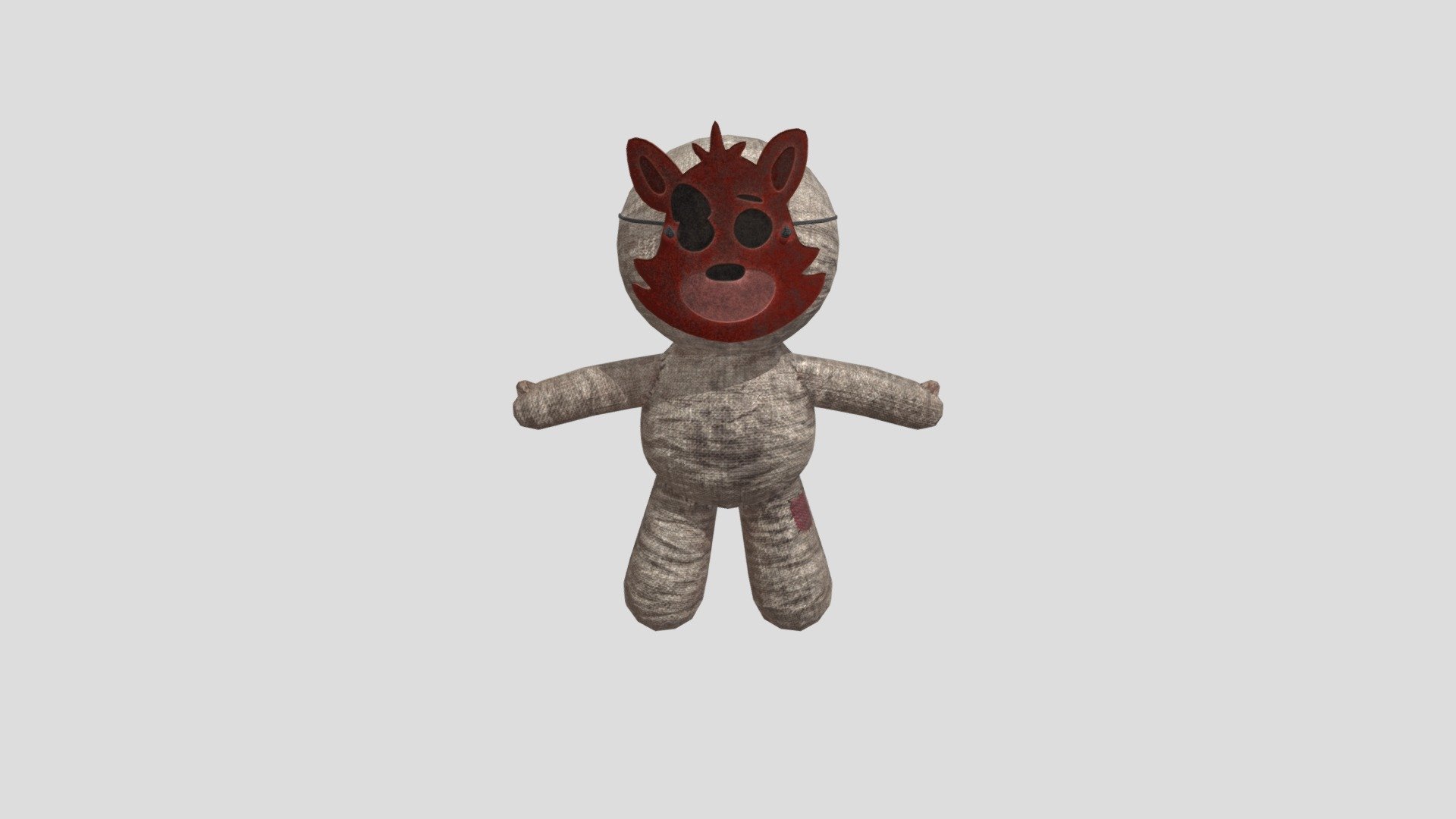 Foxy Masked Doll - Download Free 3D model by skylajade69 [5001a7d ...