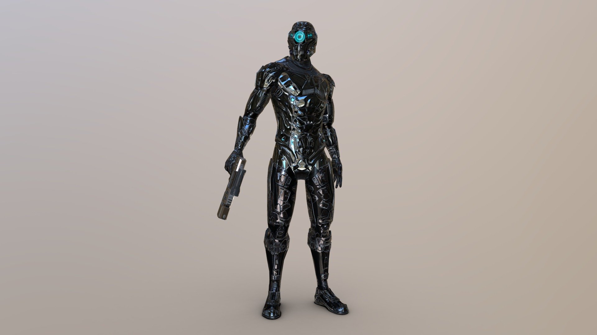Male_Robot - 3D model by Mark Bai (@bcfbox) [5002586] - Sketchfab