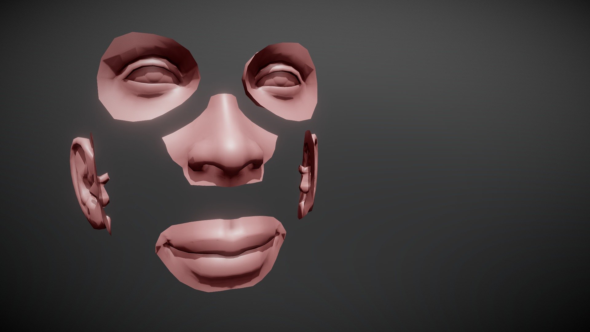 Facial Elements - 3D model by Mikle (@cgamit786) [500302a] - Sketchfab