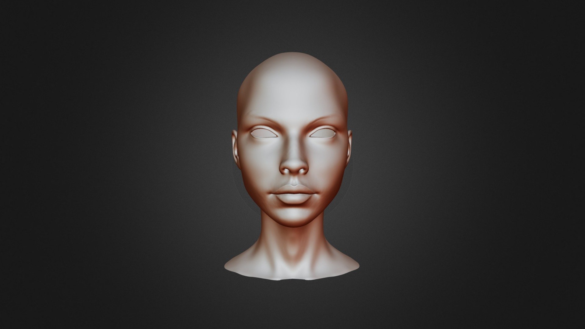 Female_head_retopo - Download Free 3D model by Redninjamp [5003044 ...
