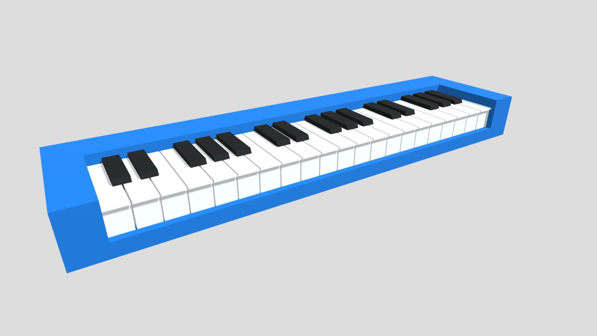 Low poly (midi) keyboard - Download Free 3D model by Voyage ...
