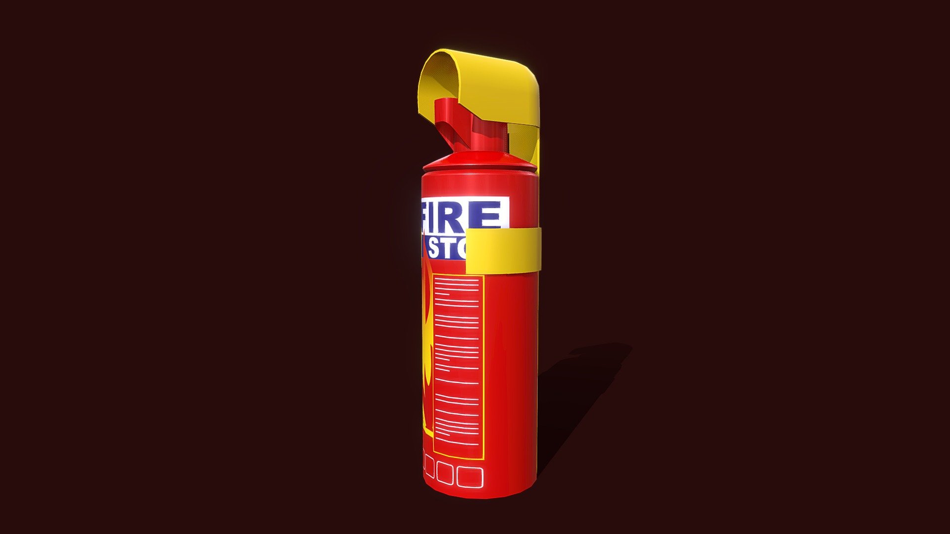 Fire Extinguisher - 3D model by bhavesh123 [5005c17] - Sketchfab
