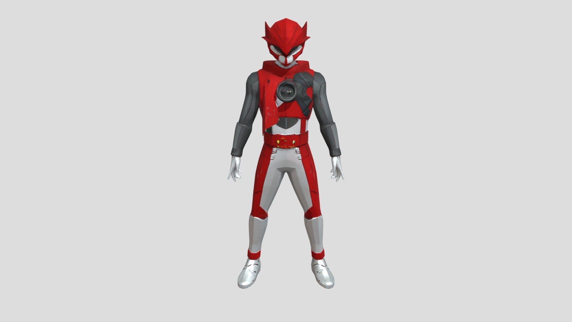armored superhero character - 3D model by yushay670 [50072a5] - Sketchfab