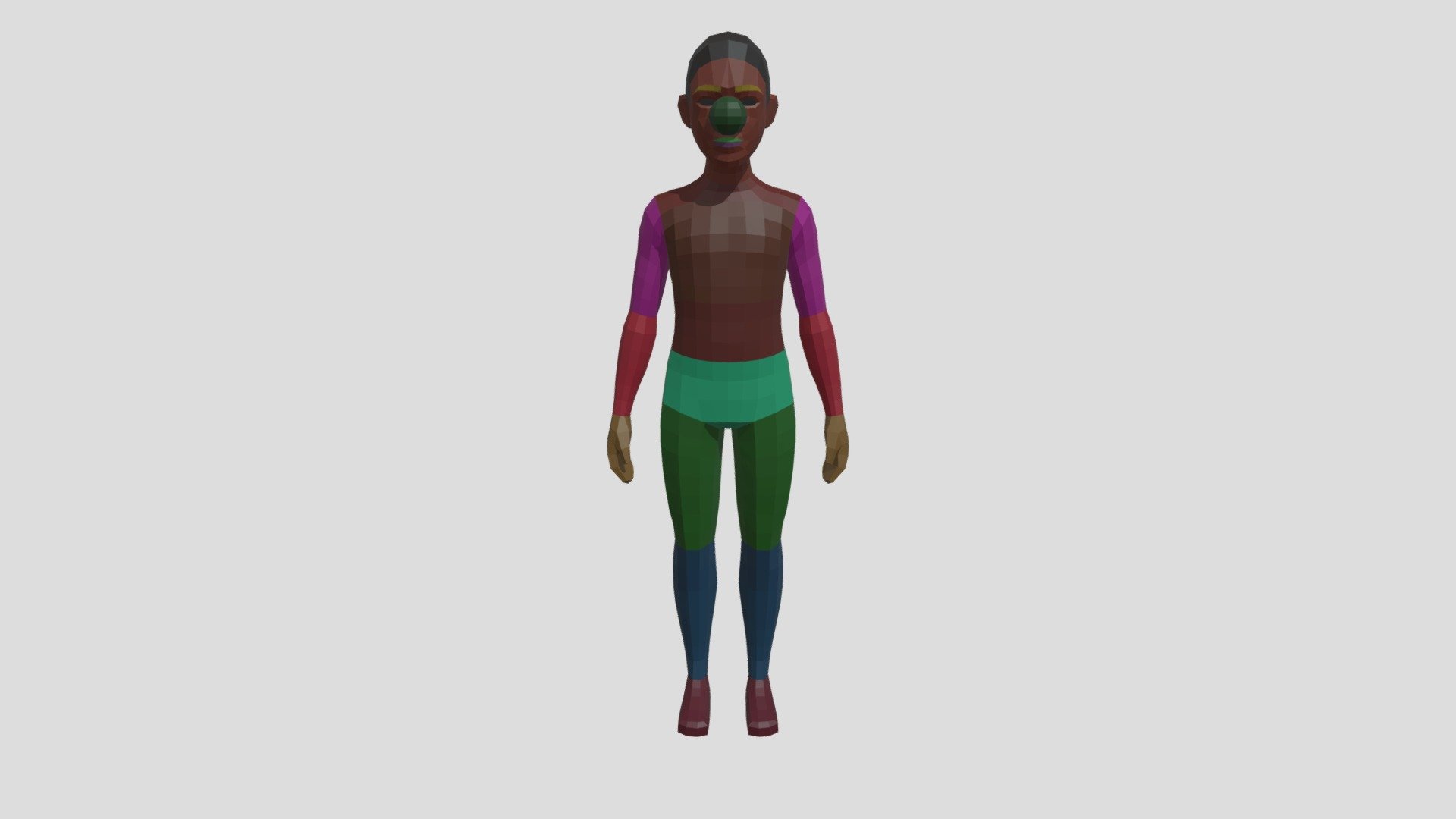 Semi Realistic Male - Download Free 3D model by brusantinovargas ...