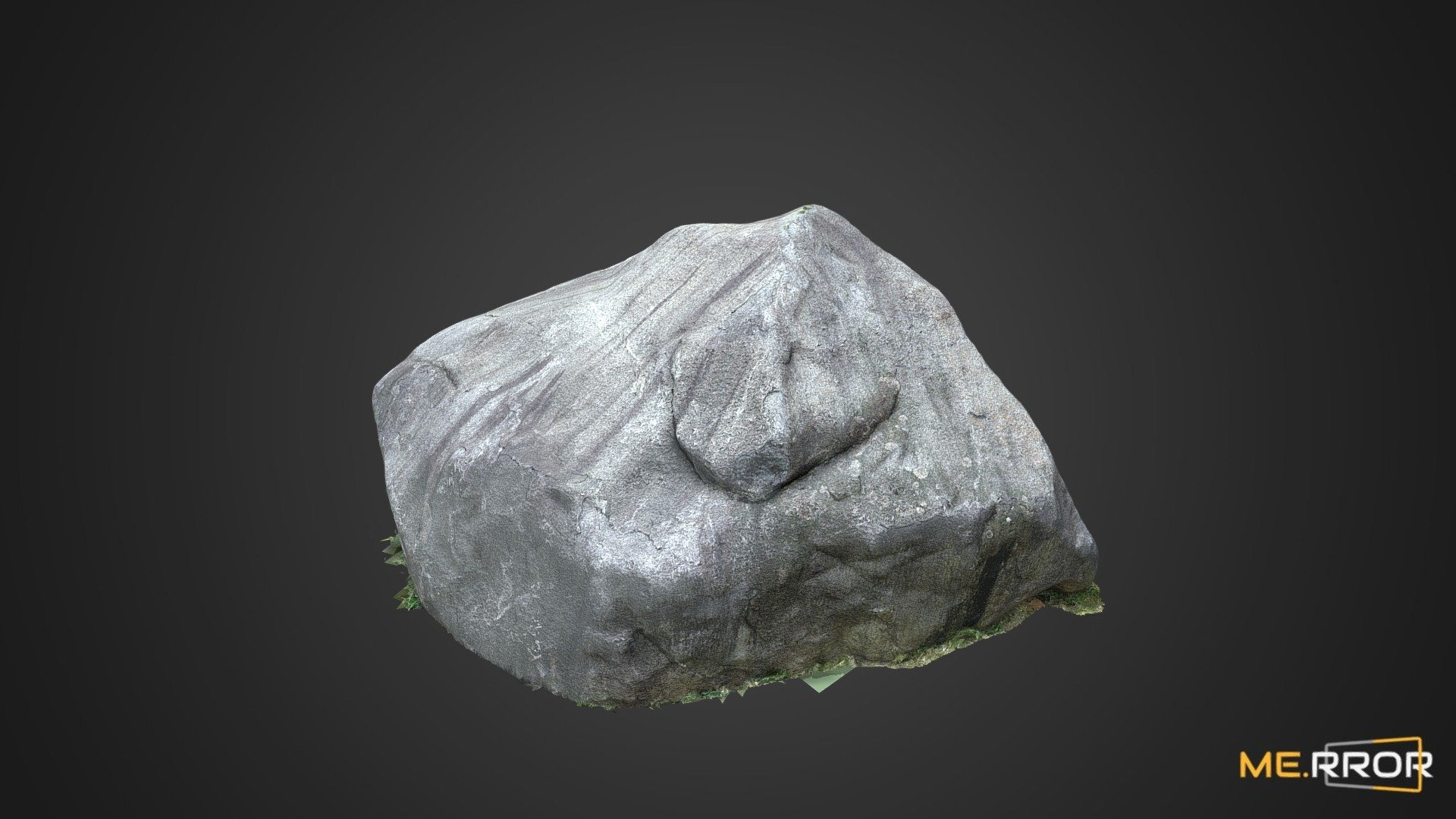 Mossy Gray Rock - Buy Royalty Free 3D model by ME.RROR Studio (@merror ...
