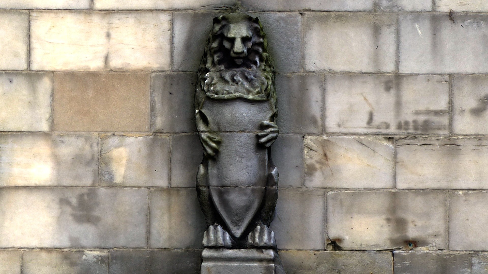 Heraldic lion, Baxtergate bank, Whitby - 3D model by squeakingcat ...