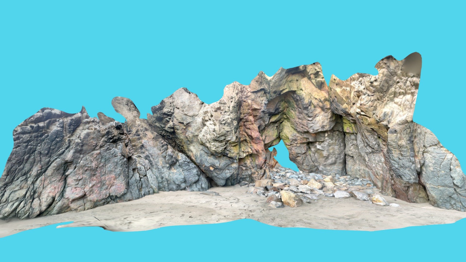Sea Rocks - Lima beach - Download Free 3D model by Emiliusvgs [500d99a ...