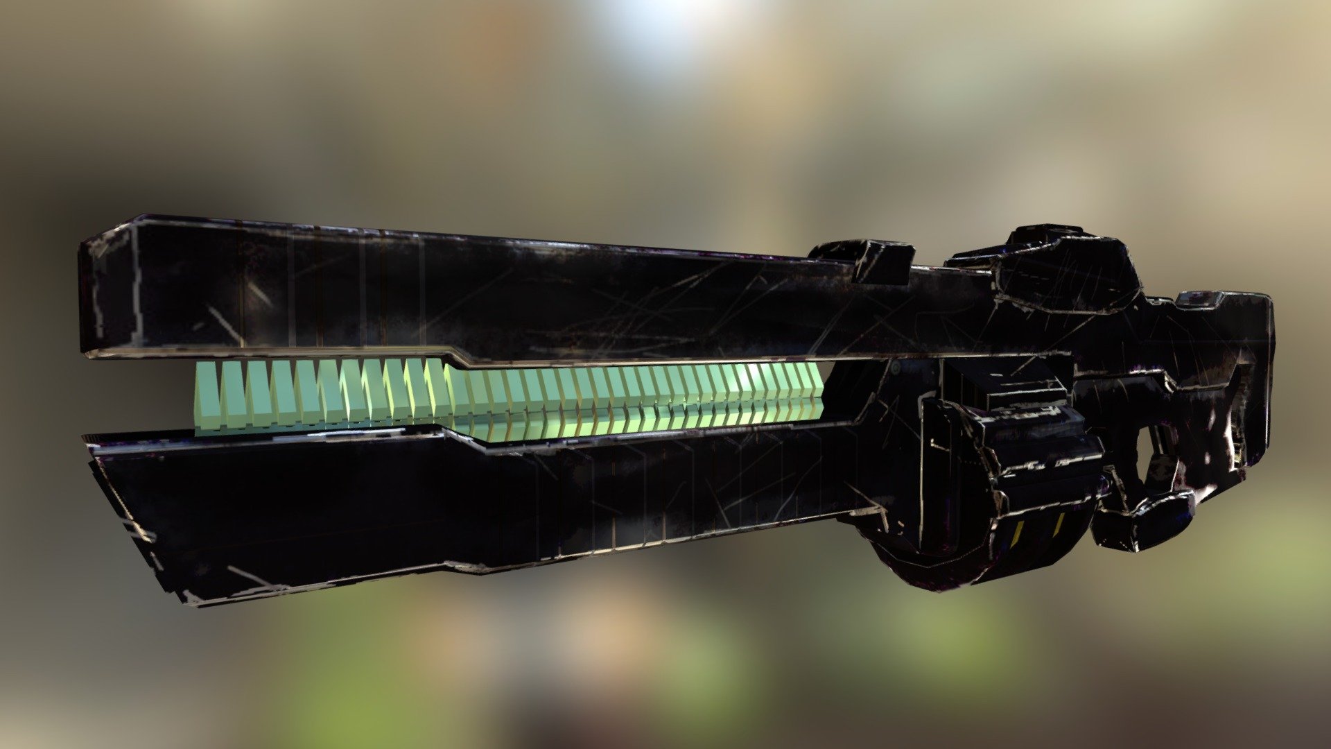 Plasma Rifle - 3D model by Josue Ortigoza Ramos (@JosueOR) [500d9c7 ...