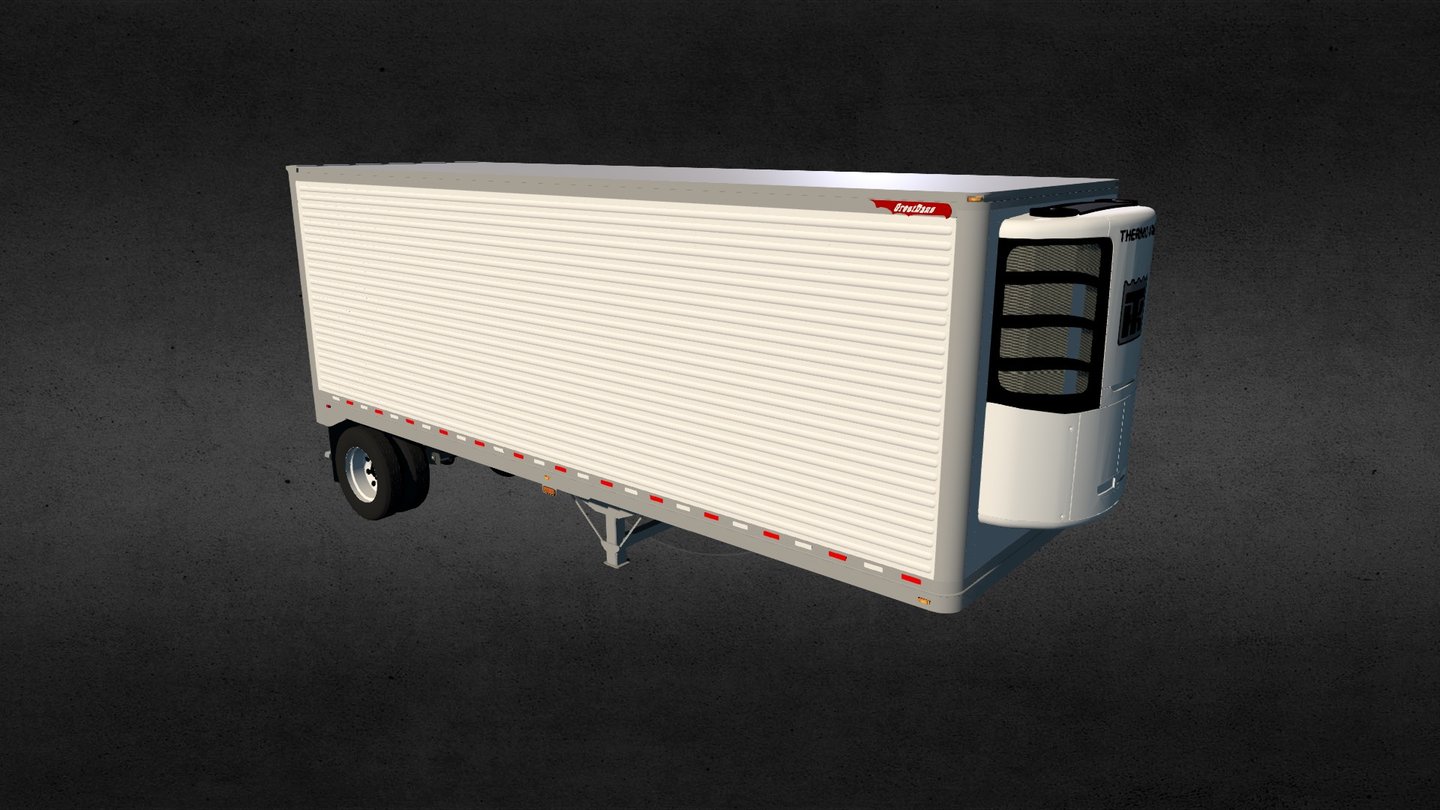 Great Dane 28ft Reefer - 3D model by bansheewoj [500e5bb] - Sketchfab
