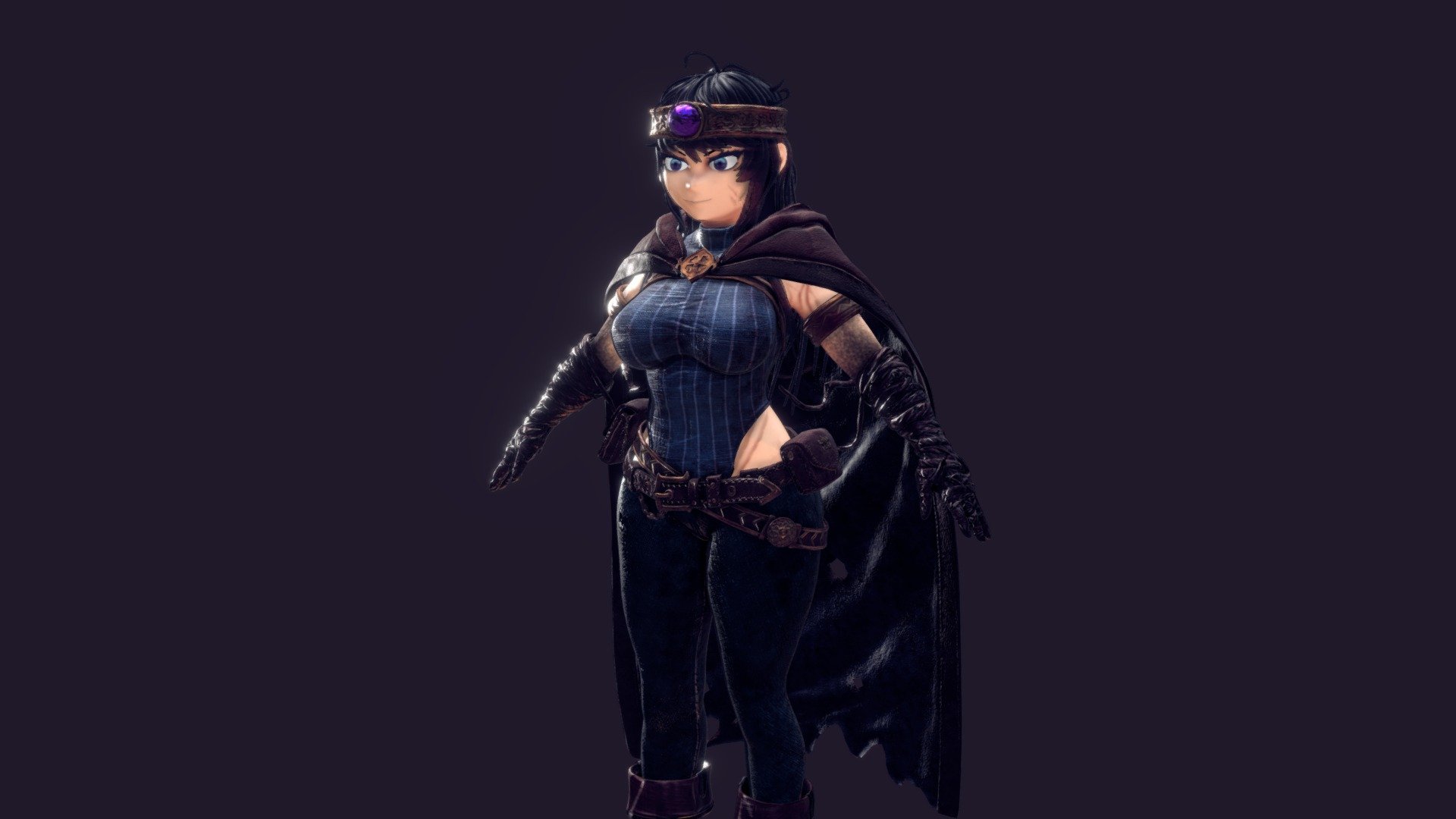 Hero & Demon King - Hero (v pose) - Download Free 3D model by TGS ...