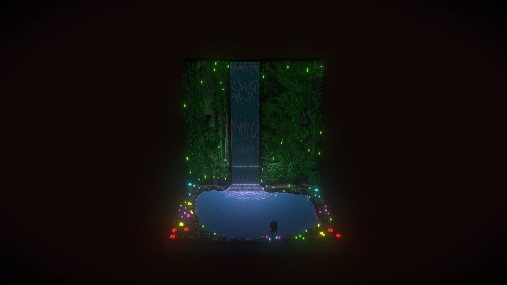 Waterfall - 3D model by RascalFelipe [50109e6] - Sketchfab