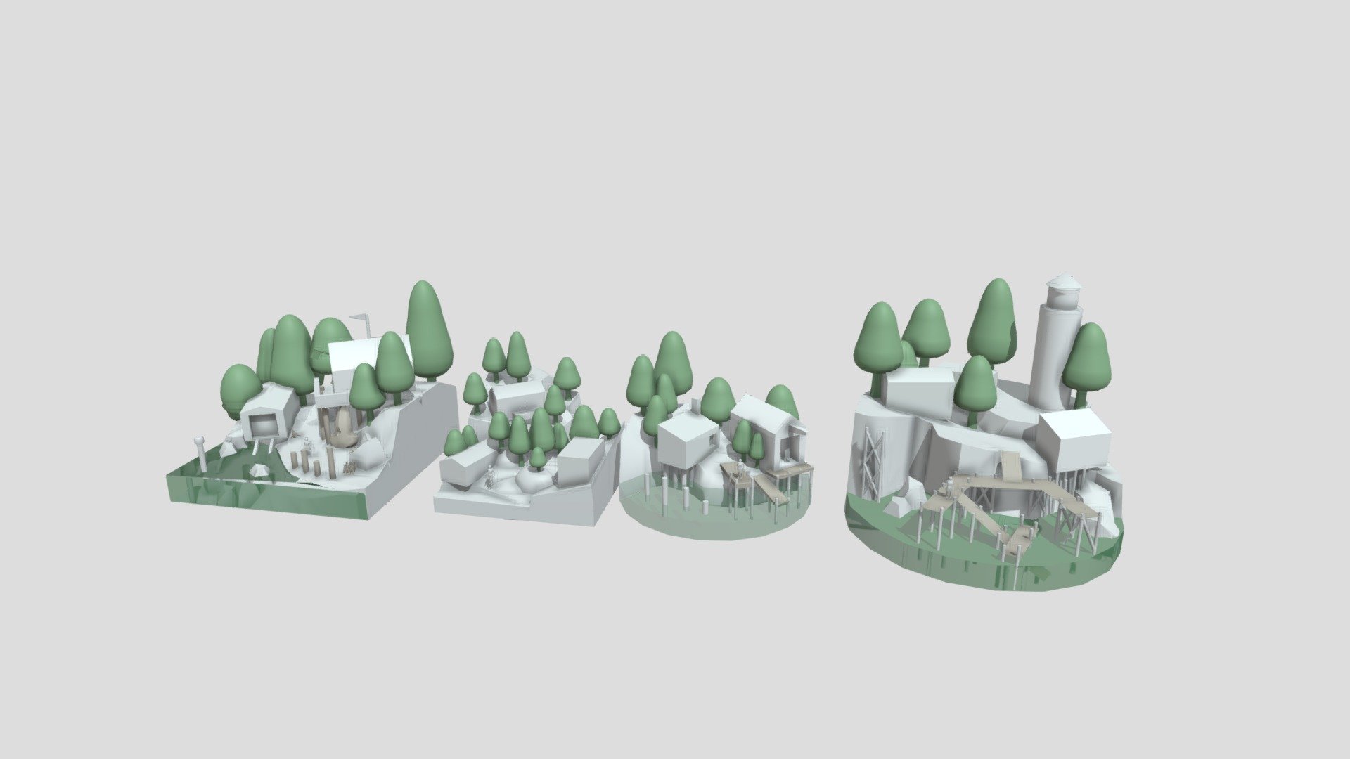 blockouts - 3D model by Ulrik_Selvik (@Nemi66) [50111f9] - Sketchfab