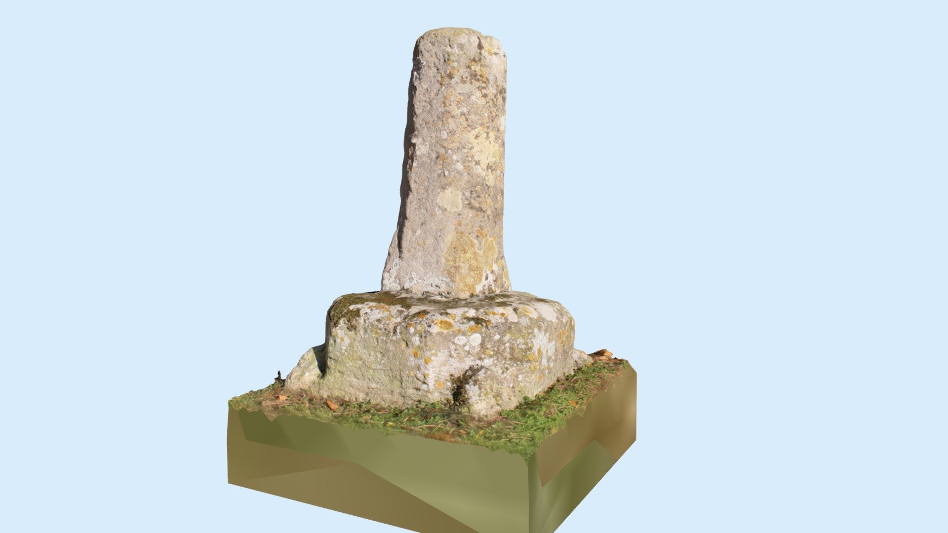 Medieval Cross Remains, Maulden - Download Free 3D model by Bob Currie ...