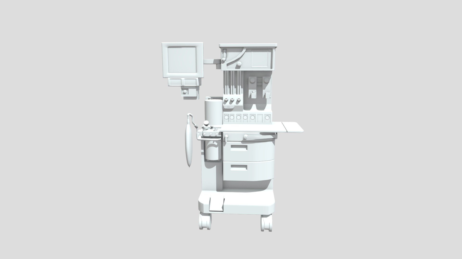 Anesthesia_Machine_FBX_Textures - 3D model by mdaley [50136d7] - Sketchfab