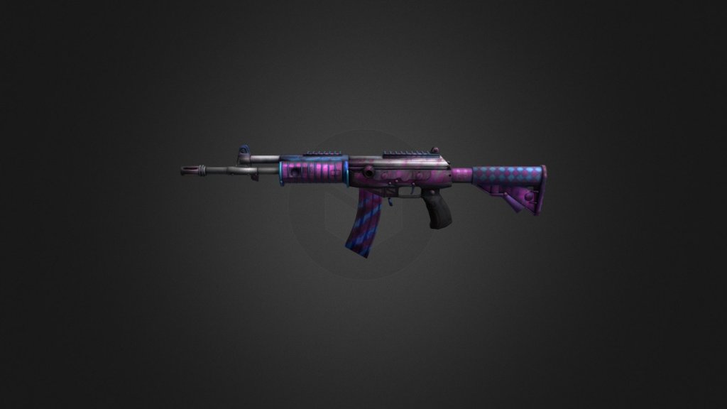 Galil AR | Sugar Rush - 3D model by krakencommunity [50151d6] - Sketchfab