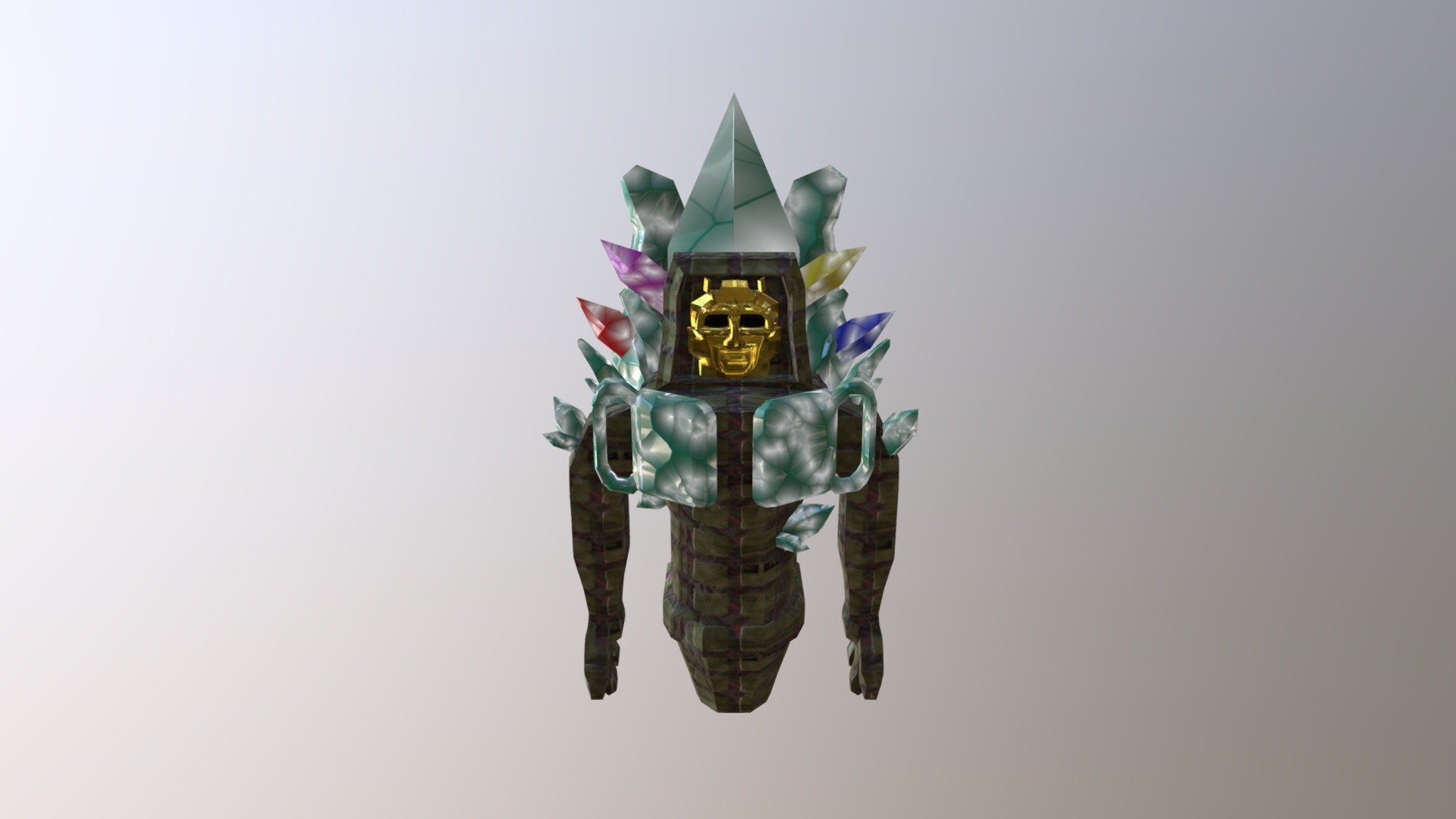 Crystal_Statue - 3D model by Gbeez [5017486] - Sketchfab
