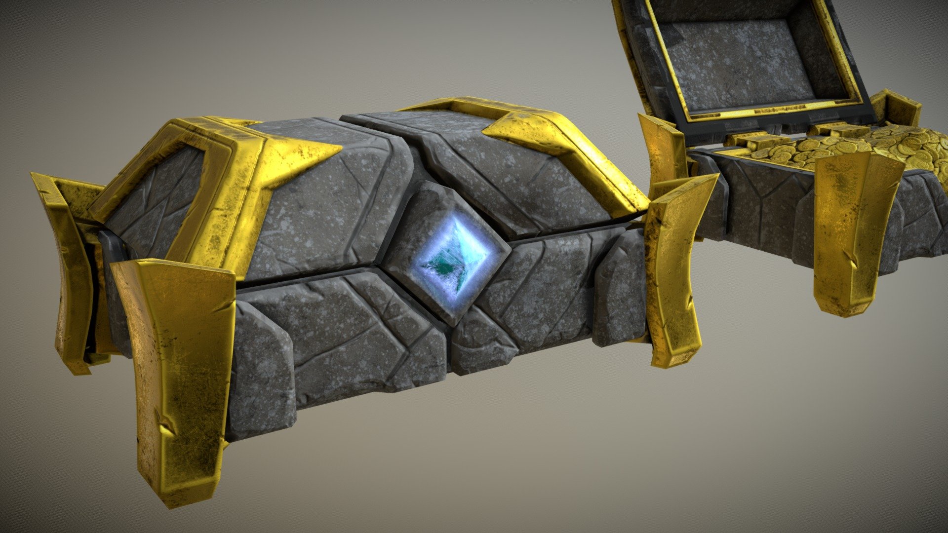 Dwarvern Chest - 3D model by Todarac [5017745] - Sketchfab