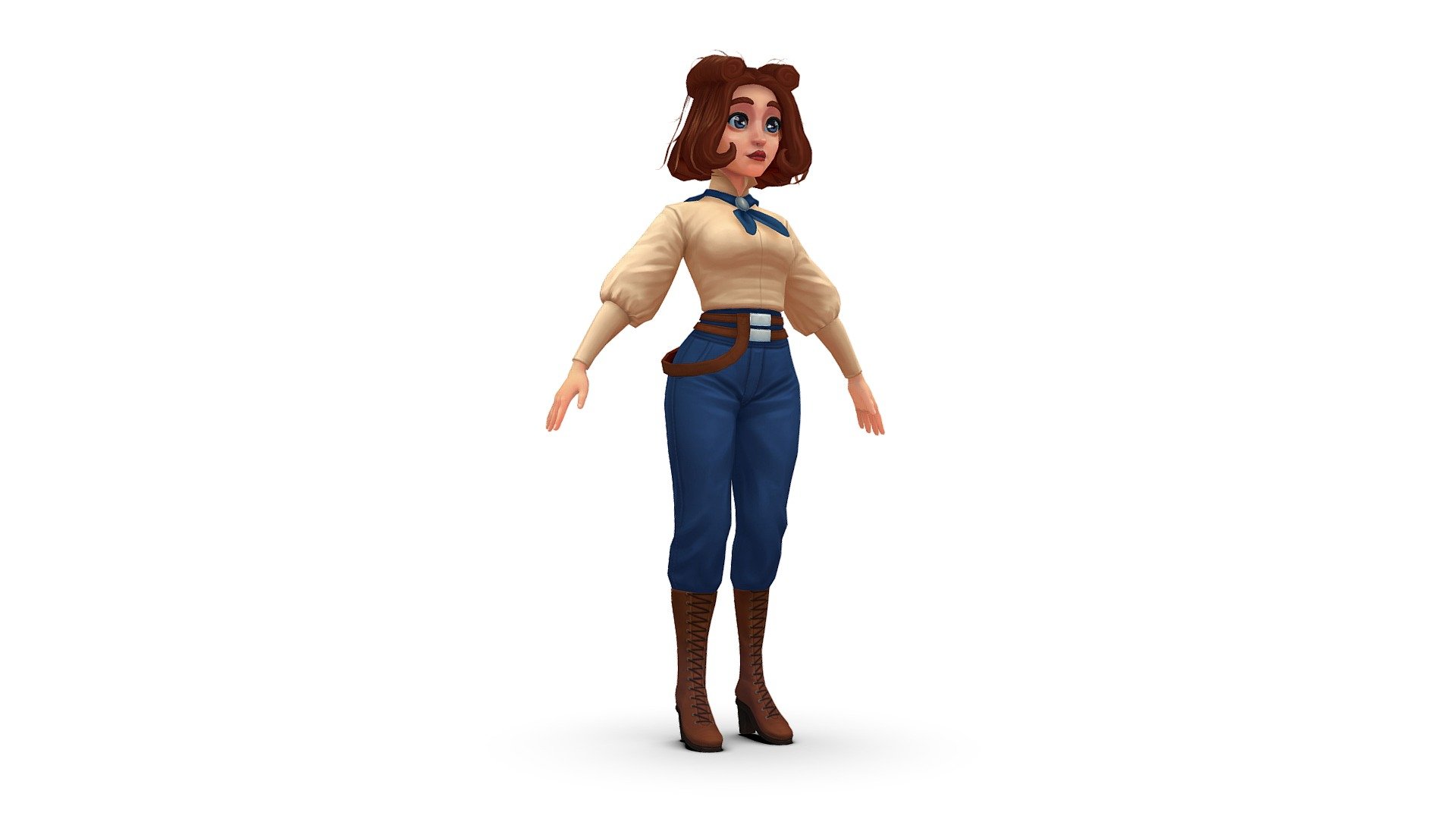 Girl - 3D model by max.tynchenko (@martmediaprojec) [5019e3c] - Sketchfab