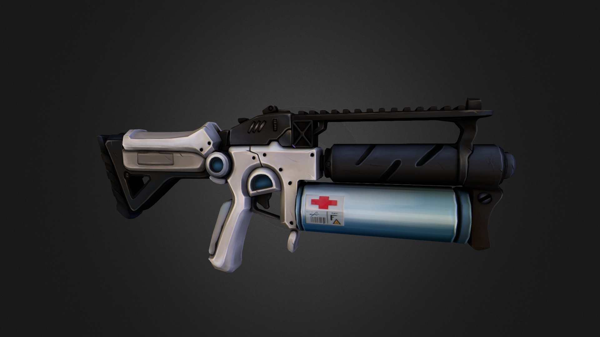 weapon8_medgun - 3D model by Giperbore1 [501db15] - Sketchfab