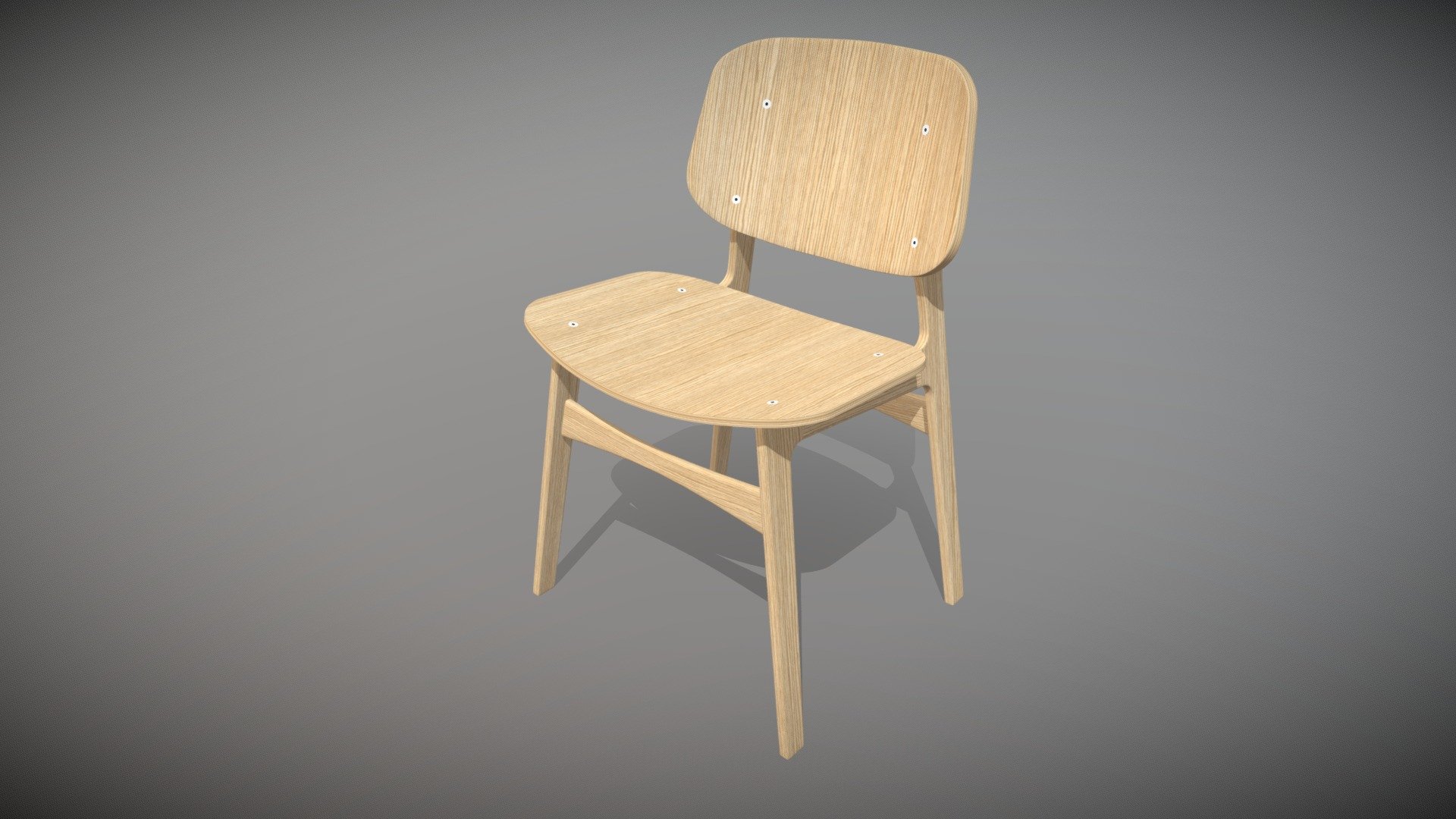 Wood Chair - 3D model by OboShape [501e4c5] - Sketchfab