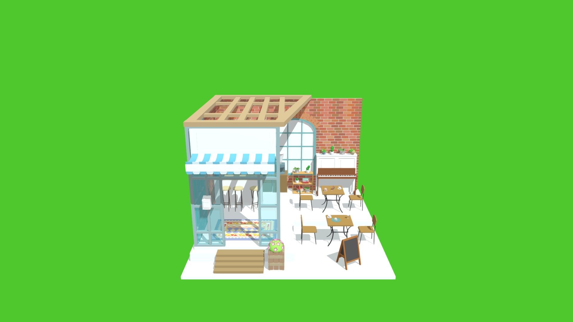 coffee_shop - Download Free 3D model by tech.service.allwe [501edab ...