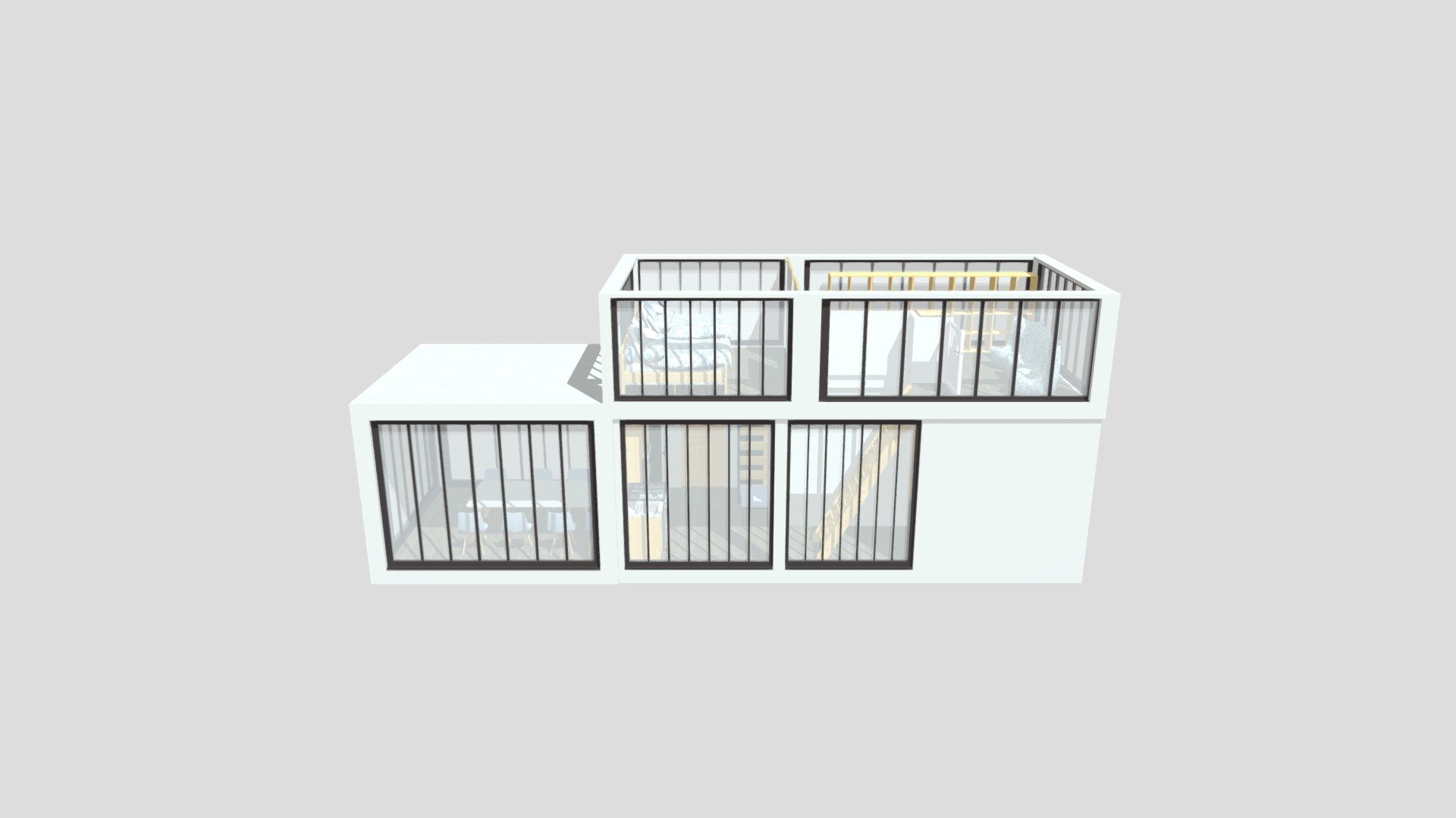 Loft House 2 - Download Free 3D model by Home Design 3D (@homedesign3d ...