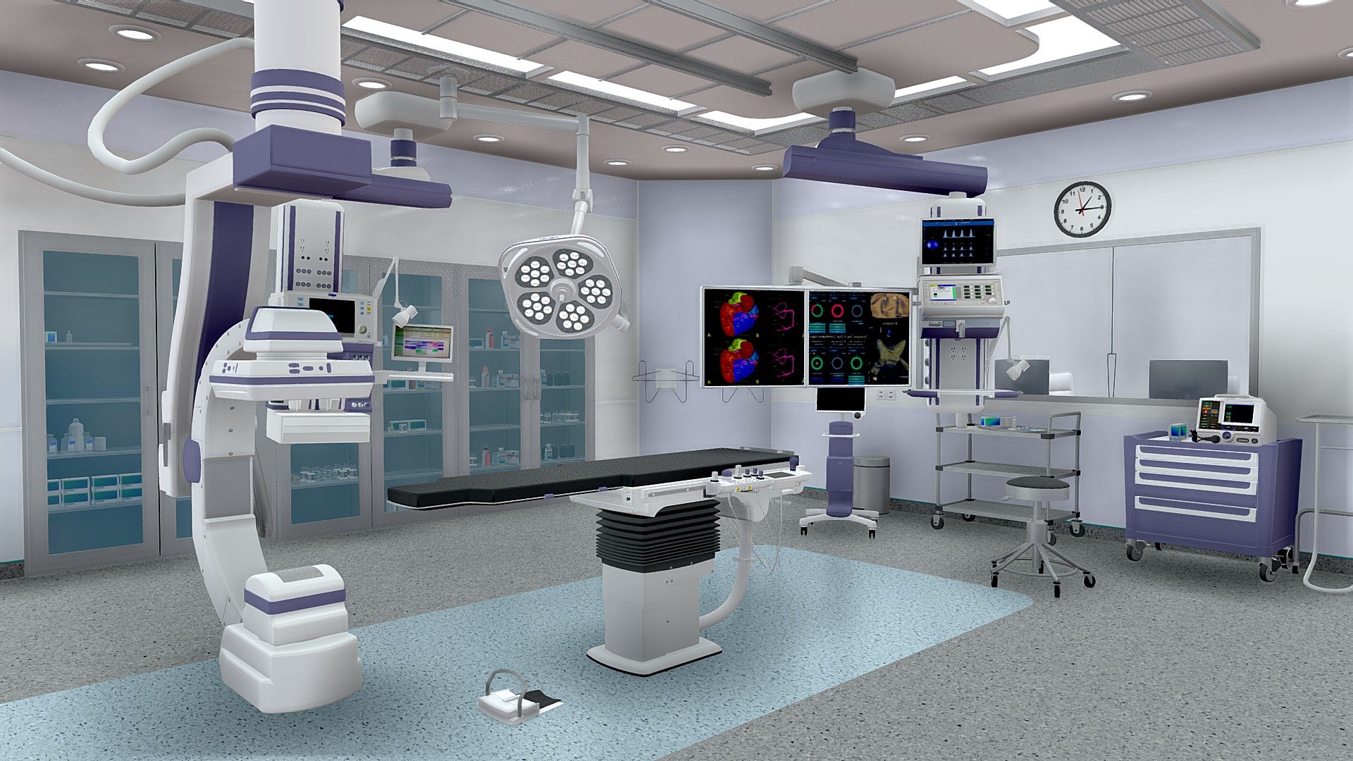 Medical Spaces-Catheter Lab-Surgical Room - 3D model by Studio Nava ...