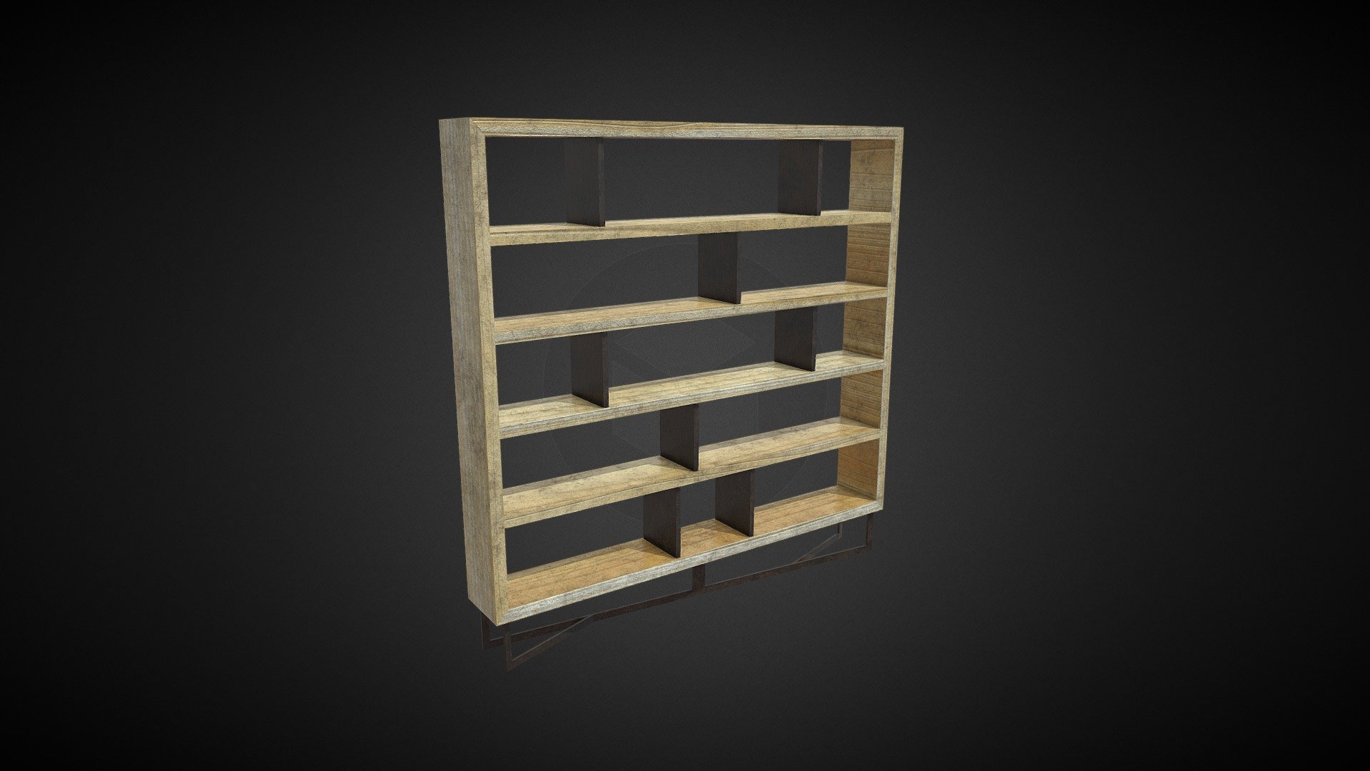 Bookshelf - 3D model by João Silveira (@JoaoSilveira) [50267d7] - Sketchfab