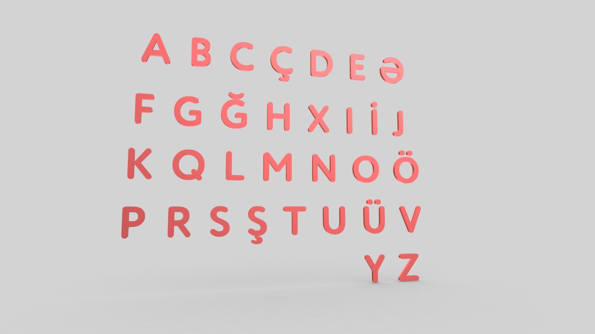 Alphabet - Download Free 3D model by PaulDubar [5027951] - Sketchfab