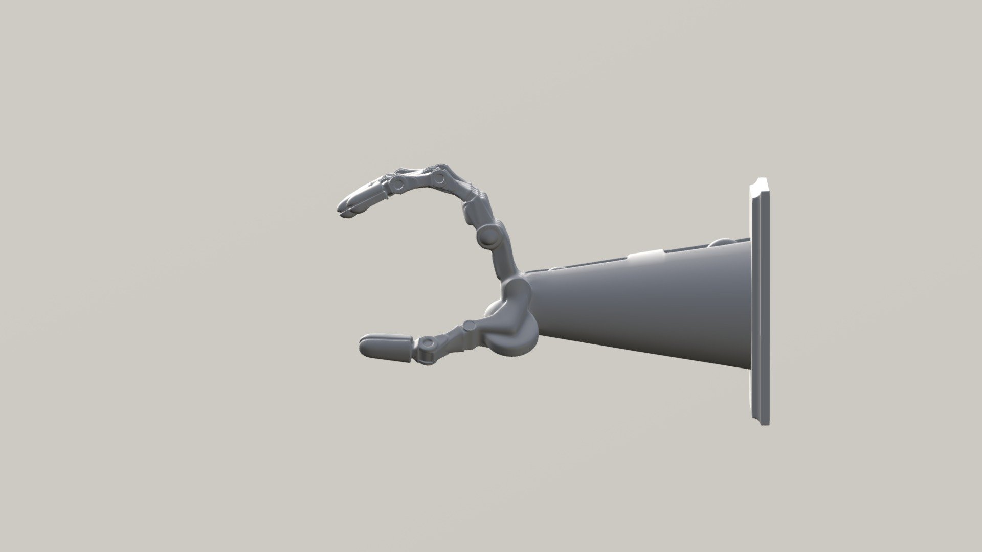 robotic hand - 3D model by harish154 [50281cd] - Sketchfab