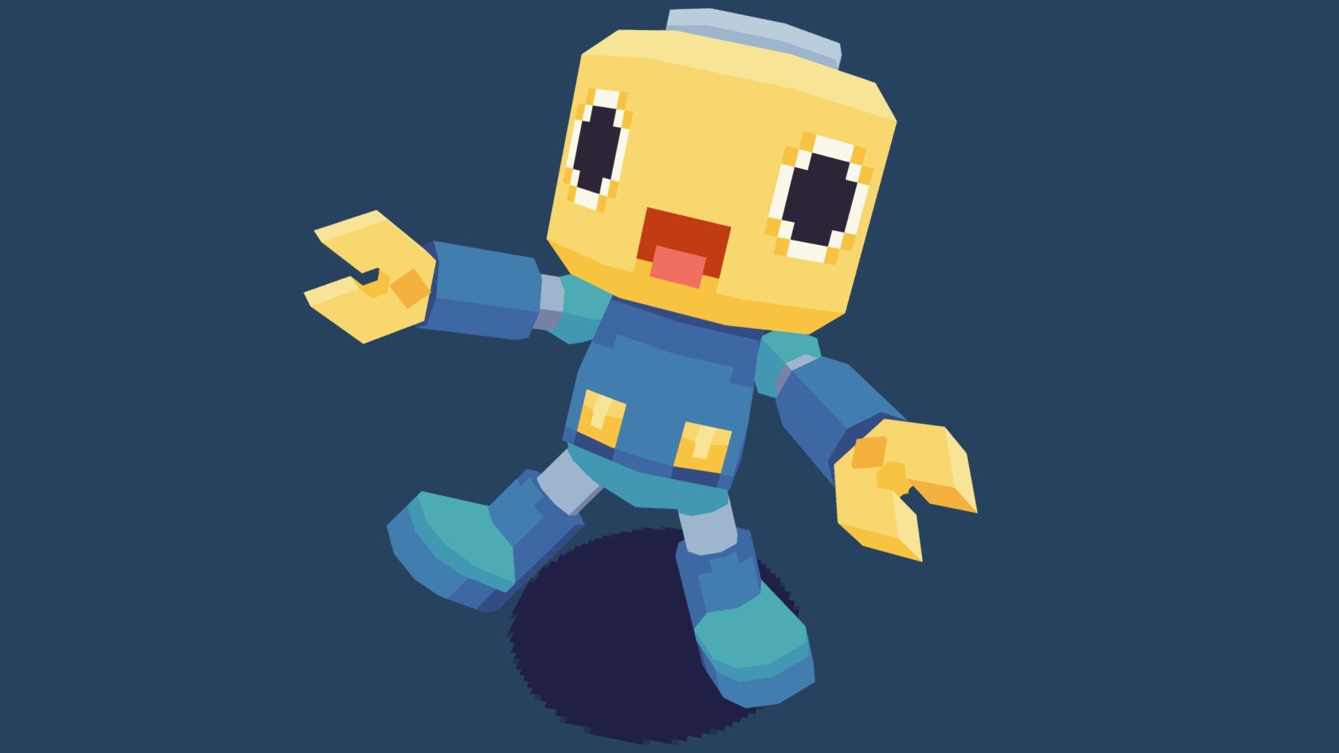 MegaMan Legends: Servbot [Polypixel Art] - 3D model by HenryLutece [5029716] - Sketchfab
