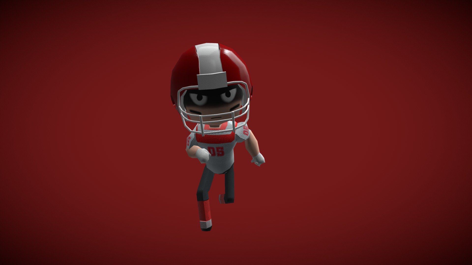 Football Player - 3D model by Bagelmania (@bagel_boi) [502d254] - Sketchfab
