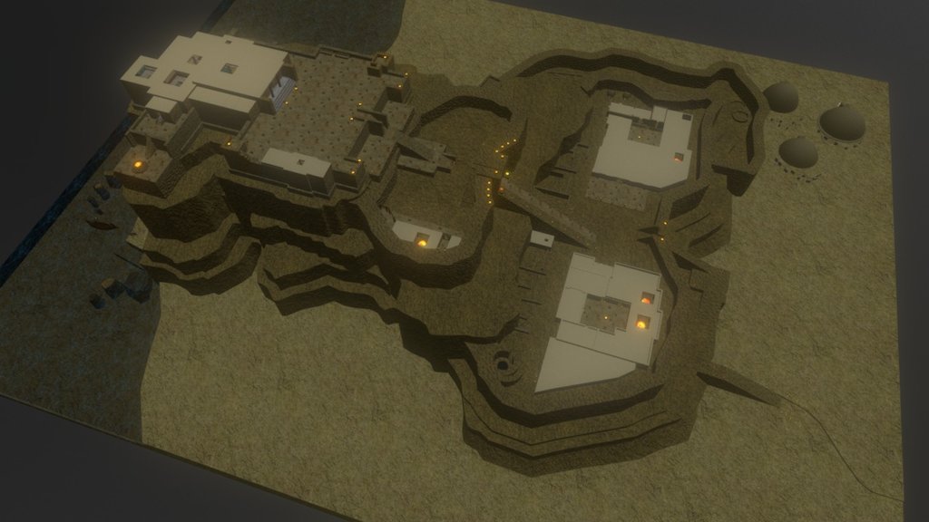 Megaron Citadel Night - Download Free 3D model by Laetitia Irata ...