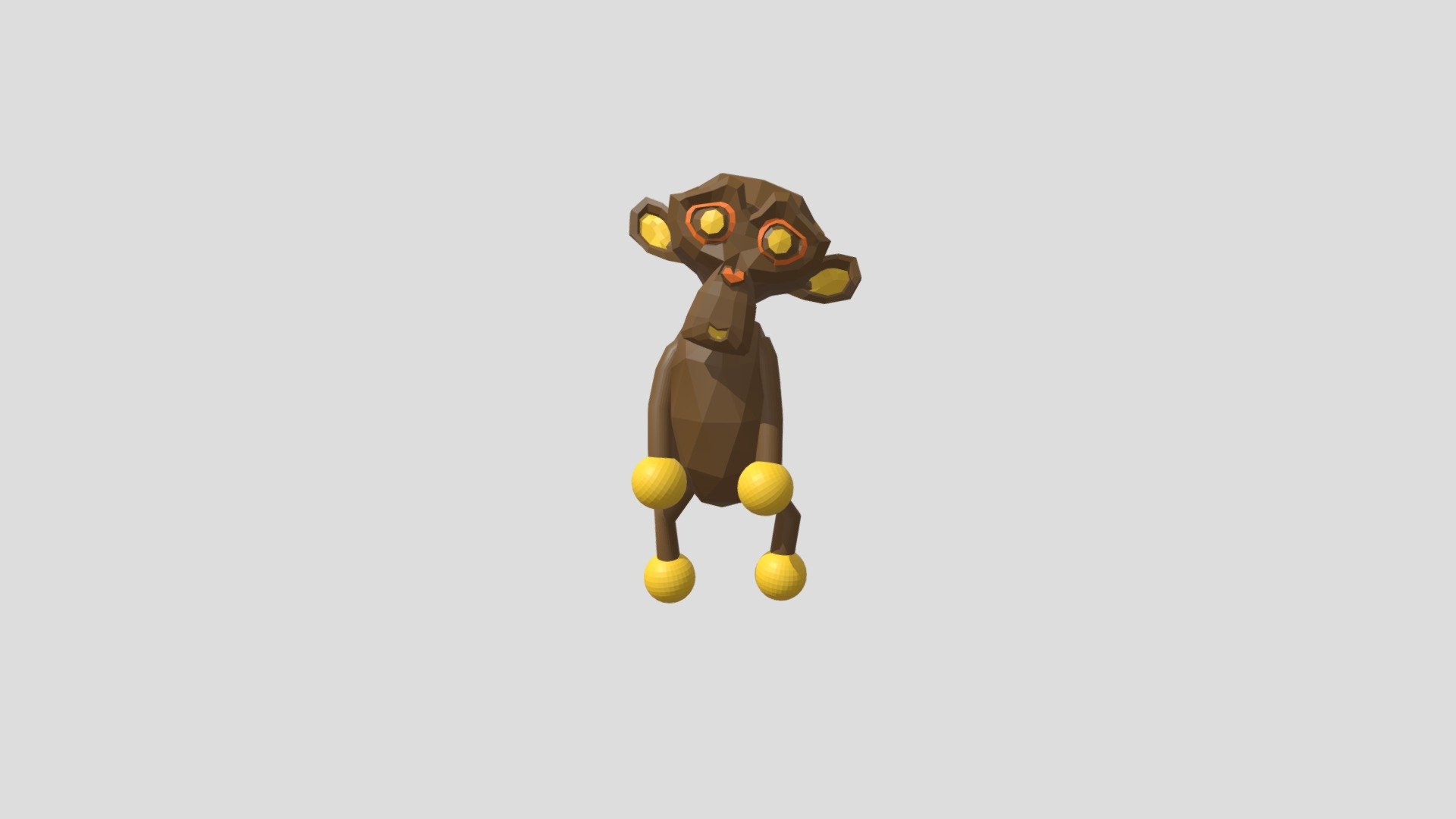 Monkey - Download Free 3D model by nav91 [502fec1] - Sketchfab