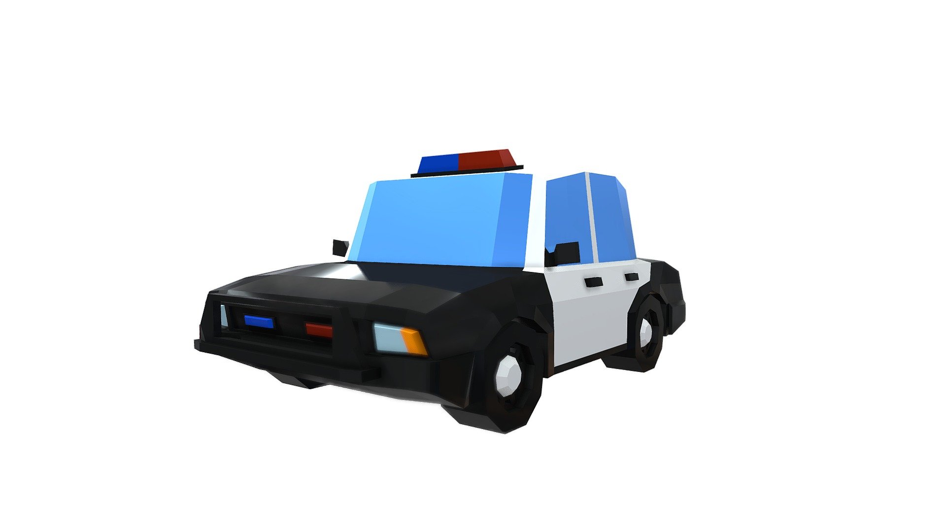 Low Poly Police Car - Buy Royalty Free 3D model by Tair Smailov ...