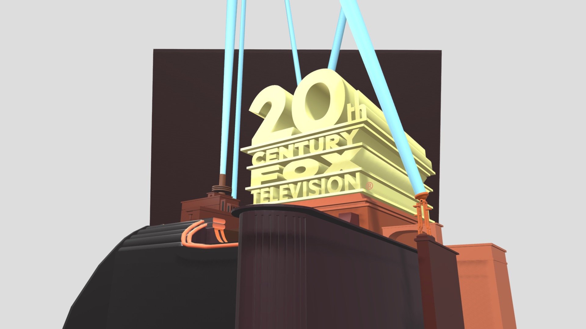 20th Century Fox Television 1995 Corporate logo - 3D model by Jessica ...