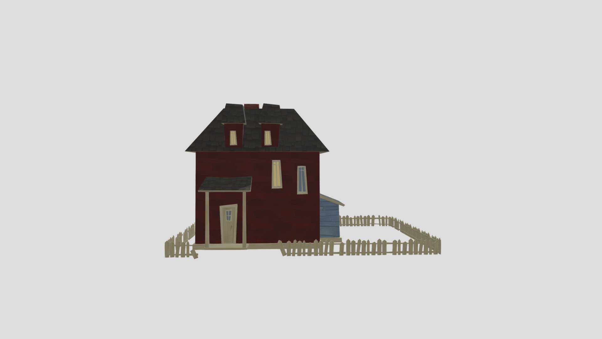 Hello Neighbor House - Download Free 3D model by Juandaneitor master ...