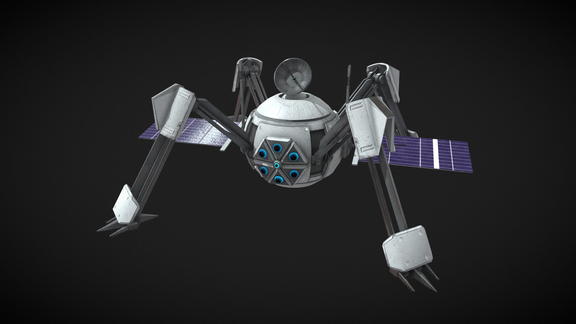 Scifi Spider Droid Robot Probe - Buy Royalty Free 3D model by Outworld ...