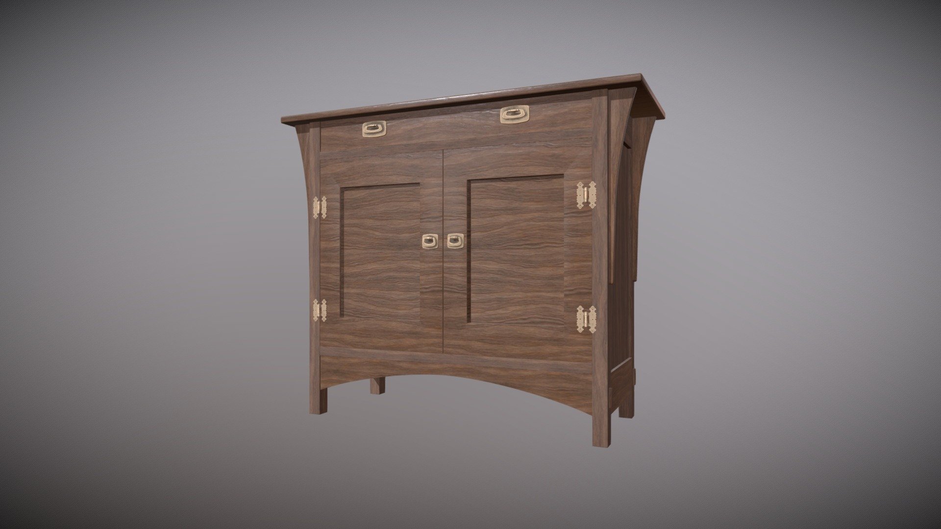 Rustic rustic chest of drawers - Download Free 3D model by IrisProcess ...