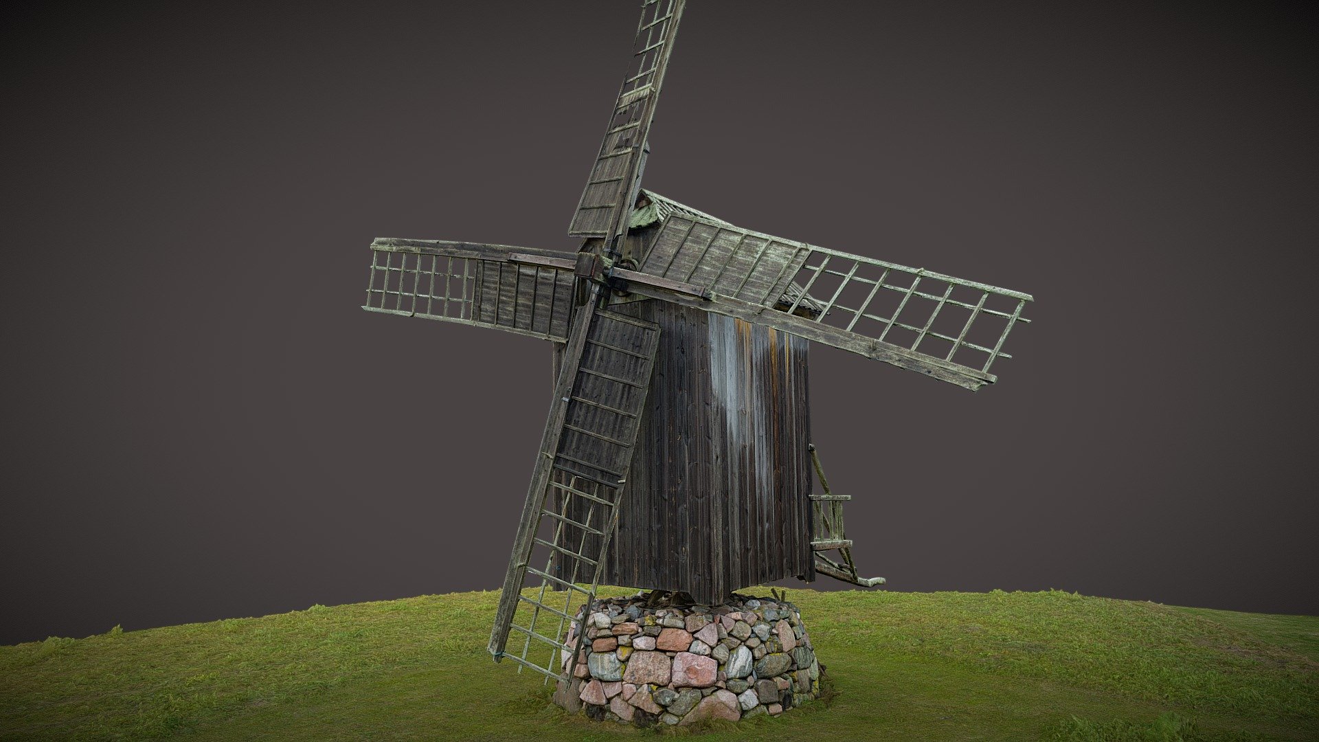 Põlluvälja windmill - 3D model by Saulius.Zaura [5034c83] - Sketchfab