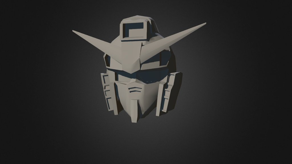 Gundam Head - 3D model by marcusmorley [5034ef0] - Sketchfab
