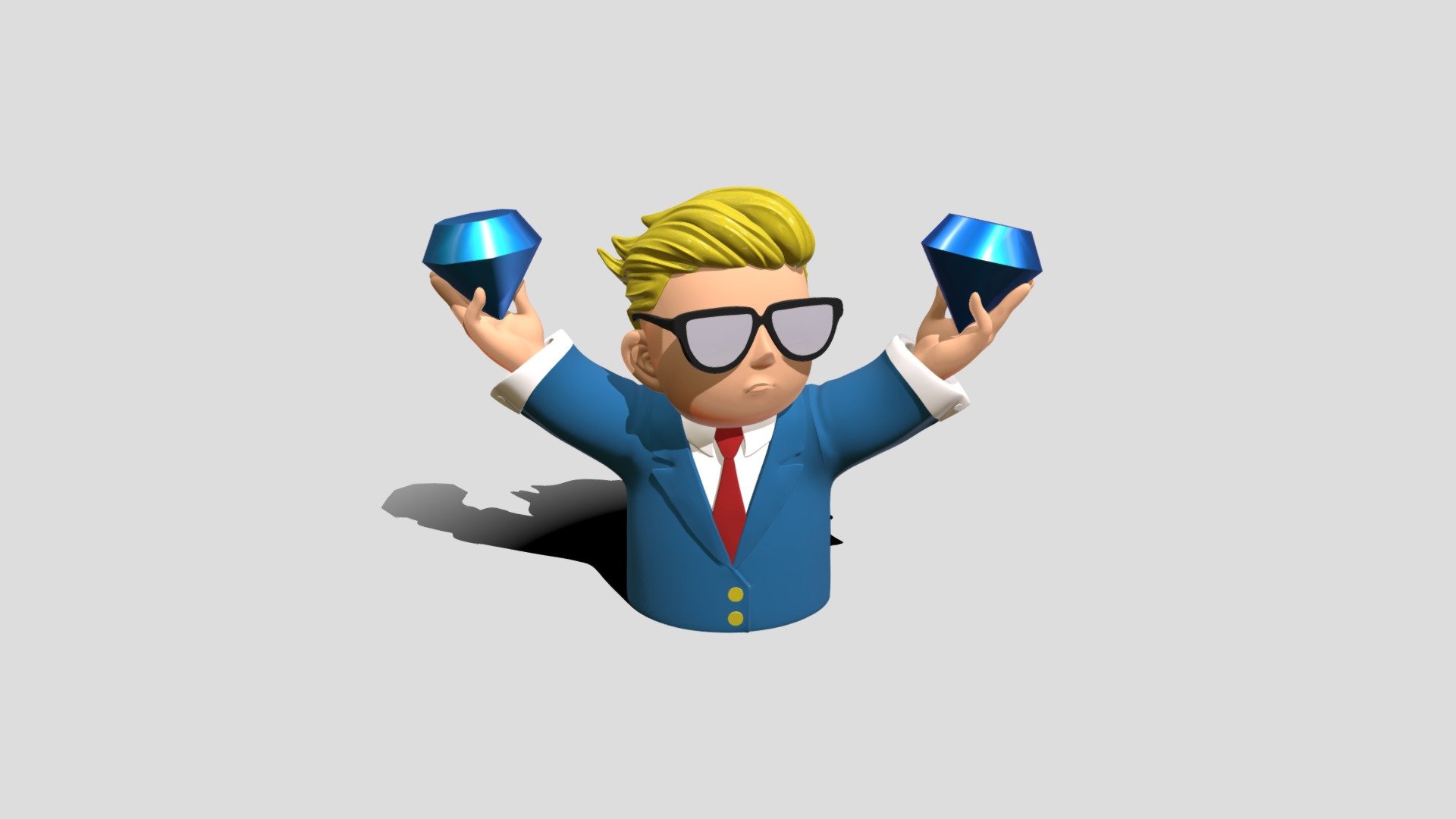 Wall Street Bro - Buy Royalty Free 3D model by Marco.Chow [5035b96 ...