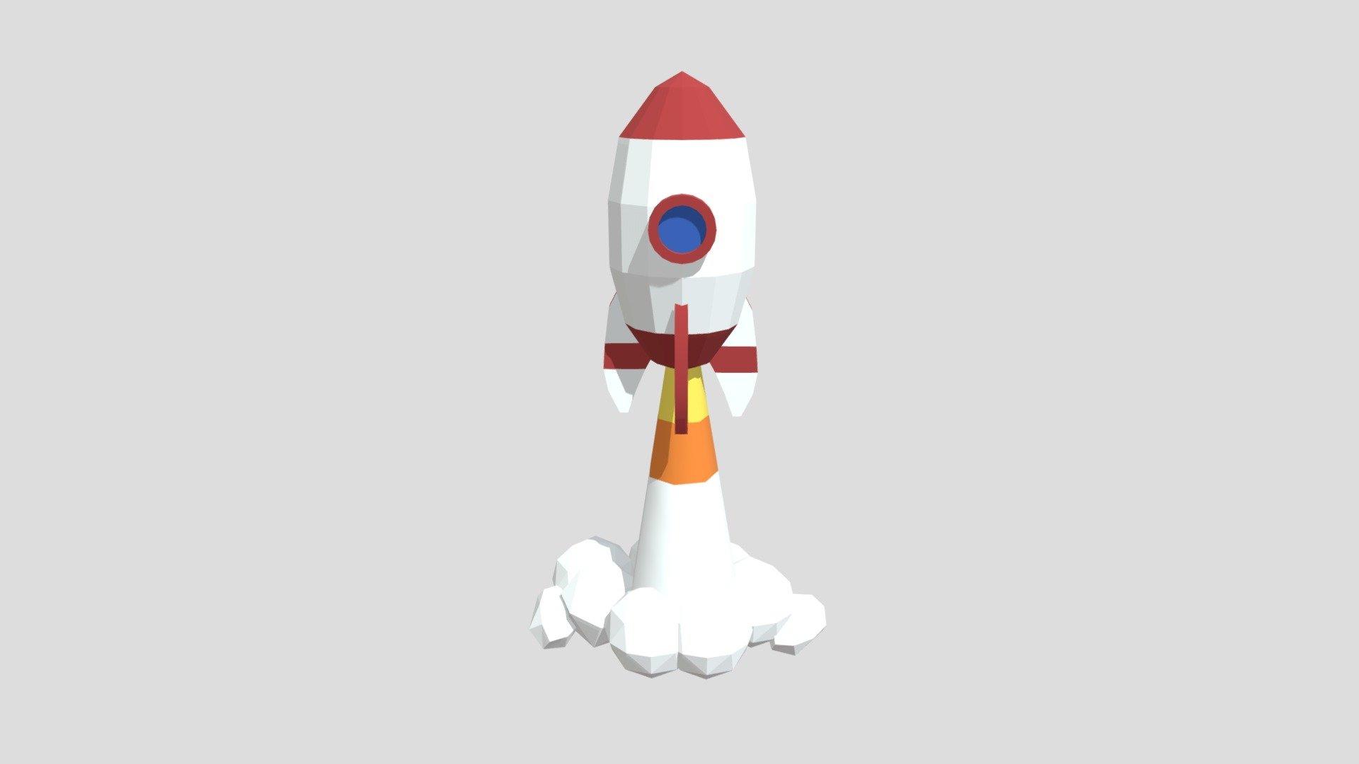 Rocket ship from Poly by Google - Download Free 3D model by IronEqual ...